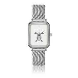 Quarzuhr AMELIA PARKER "AE5-B014S", silber, Armbanduhren, Damen, Quarzuhr