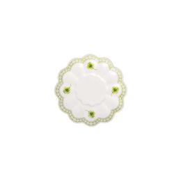 Villeroy & Boch Untertasse VILLEROY & BOCH "Eierbecher-Unterteller Easter Delight &oslash; 9,9 cm gr&uuml;n", gr&uuml;n, B:9,9cm H:2cm T:9,9cm &Oslash;:9,9cm, Speiseteller, Mikrowellengeeignet