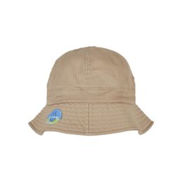 Flex Cap Flexfit "Flexfit Accessoires Eco Washing Flexfit Notop Tennis Hat", Gr. onesize, khaki, 98% Baumwolle, 2% Elasthan, unifarben, Caps