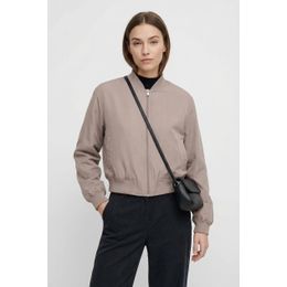 Bomberjacke Only "ONLALMA BOMBER OTW NOOS", Damen, Gr. L, adobe rose, Web, Obermaterial: 100% Polyester, unifarben, regular fit taillenbedeckt, Rundhals, Rippb&uuml;ndchen, Jacken Bomberjacke, mit Seitentaschen