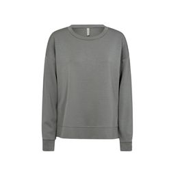 Strickpullover soyaconcept "Soya Concept Sweater SC_BANU", Damen, Gr. S, 7390 misty, Obermaterial: 48% Modal, 48% Polyester, 4% Elasthan, Pullover Strickpullover