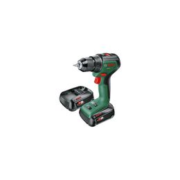 Bosch Akku-Zweigang-Bohrschrauber UniversalDrill 18V-60: 2 Akkupacks PBA 18V 2,0Ah W-B (06039D7002)