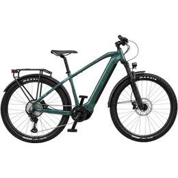 E-Bike WANTED "Corvara Bosch Performance 500Wh" Gr. 44, racing gr&uuml;n, matt, schwarz, Elektrofahrr&auml;der, 29 Zoll (73,66cm)