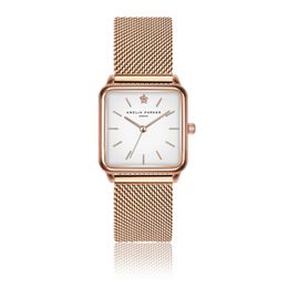 Quarzuhr AMELIA PARKER "AD7-B028R", rose gold, Armbanduhren, Damen, Quarzuhr