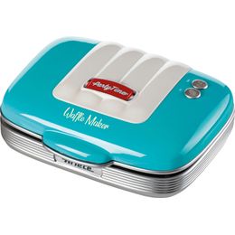 Ariete Waffeleisen "1973B blau Party Time", blau, B:22cm H:10,5cm T:25,5cm, Waffeleisen