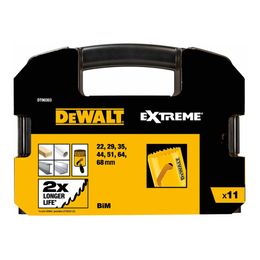 Dewalt DT90353-QZ Lochs&auml;gen-Set BIM Universal, 11-tlg. mit verschiedenen Lochs&auml;gen und Aufnahmeschaften f&uuml;r Bohren in Holz, Metall oder Kunststoff)