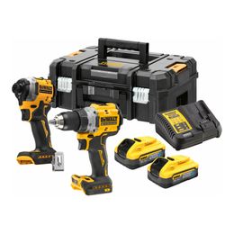 Dewalt Akku-Kit 18V (DCD800 / DCF850-9 inkl. 2 x 18 V / 5 Ah Powerstack - Akkus (DCK2051H2T-QW)