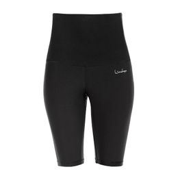 Shorts WINSHAPE "Functional Power Shape HWL402", Damen, Gr. XL, Normalgr&ouml;&szlig;en, schwarz, 80% Polyester, 20% Elasthan, Hosen Shorts, High Waist Biker Shorts