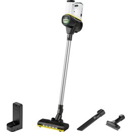 K&auml;rcher K&Auml;RCHER Akku-Bodenstaubsauger "VC 6 Cordless ourFamily", schwarz-wei&szlig; (wei&szlig;, schwarz), B:26,6cm H:113cm T:23,5cm, Akkusauger, 2 Saugstufen, Laufzeit: bis zu 50 min.,Wandhalterung mit Ladefunktion