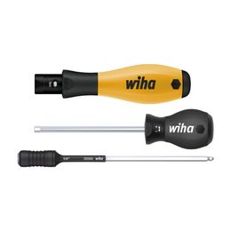 wiha Drehmoment-Schraubendreher Set TorqueVario&reg;-S Micro ESD 0,1-0,6 Nm gemischt 18-tlg. variabel einstellbare Drehmomentbegrenzung inkl. Box (45690))
