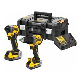 Dewalt Akku-Kit 18V (DCD805 / DCF850) inkl. 2 x 18 V / 5 Ah Powerstack - Akkus (DCK2050H2T-QW)