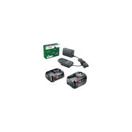 Bosch Systemzubeh&ouml;r 18 Volt Lithium-Ionen Starter-Set 18V (2.0 Ah + 4.0 Ah + AL 18V-20) (1600A027U9)