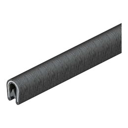 Obo-bettermann OBO Bettermann KSB 2 PVC Kantenschutz schwarz aus PVC schwarz, f&uuml;r Bleche bis 2 mm, 6072909)