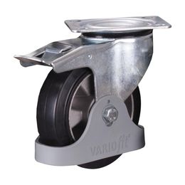 VARIOfit Bremsrolle Elastikvollgummi 160 x 50 mm schwarz ; Cordes (dpg-160.007)