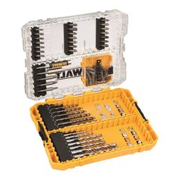 Dewalt DT70759-QZ Bit und Bohrer-Set 63-tlg. mit Magnetbithalter und Koffer f&uuml;r Holz und Metall)