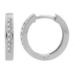 Adelia&acute;s Paar Creolen ADELIA&acute;S "Damen Creolen aus poliertem 925 Sterling Silber &Oslash; 5 mm", silber, Ohrringe, Damen, Damen, Silber 925 (Sterlingsilber)