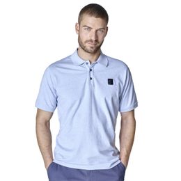 Poloshirt Casamoda "Casamoda Polo-Shirt uni", Herren, Gr. L, hellblau, 100% Baumwolle, Shirts