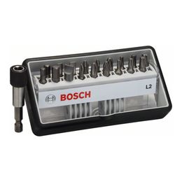Bosch Schrauberbit-Set Robust Line L Extra-Hart 18+1-teilig 25mm PH PZ T, LS HEX (2607002568)