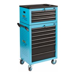 Hazet Werkstattwagen Assistent 178N-10 Schubladen flach: 8 x 80 x 527 x 348 mm Schubladen hoch: 2 x 165 x 527 x 348 mm)