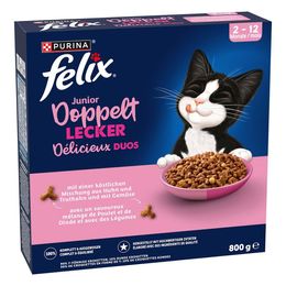 FELIX Doppelt Lecker Junior Huhn und Truthahn 800g