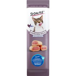 Dokas H&uuml;hnchen-Rolle mit Thunfisch Katzensnacks hoher Fleischanteil 8x10g
