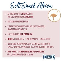 Happy Dog SoftSnack Africa Hundesnacks getreidefrei 100g