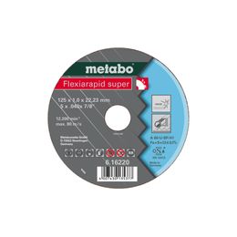Metabo Flexiarapid super 115x0,8x22,23 mm, Inox, Trennscheibe, gekr&ouml;pfte Ausf&uuml;hrung (616208000)