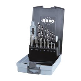 Ruko EGB Satz FLOWSTEP TIP HSS 15 tlg. M3-M12 in Rosebox (259004RO)