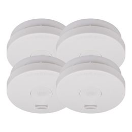 Fa.Brennenstuhl Rauchmelder SET, 4x Rauchwarnmelder RM L 3100 - VDS 3131 gepr&uuml;ft ; Brennenstuhl (1290050004)