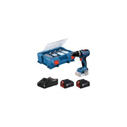 Bosch Akku-Schlagbohrschauber GSB 18V-65 mit 2 x Akku GBA 18V 4.0Ah, L-Case Pick& Click (06019N3307)