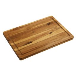 Schneidebrett Kesper "Tranchierbrett, Akazie, FSC", natur, B:46cm H:2,5cm L:30cm, Akazienholz, Schneidebretter, mit Saftrille