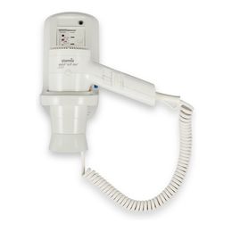 Starmix Hand-Haartrockner mit Wandhalter Kunststoff wei&szlig;, 012940)