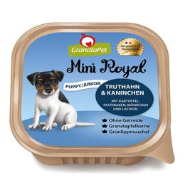 Granatapet Mini Royal Junior Truthahn und Kaninchen Hunde-Nassfutter getreidefrei 11x150g