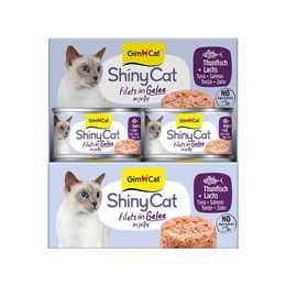 GimCat ShinyCat Gelee Thunfisch und Lachs 24x70 g