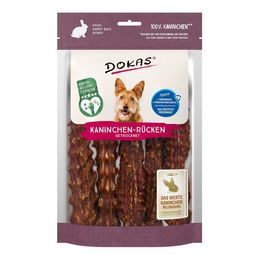 Dokas Kaninchenr&uuml;cken getrocknet Hundesnacks ohne Getreide 120g