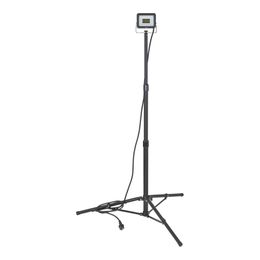 Fa.Brennenstuhl Brennenstuhl LED Stativstrahler JARO 3060 T (20W, 2300lm, 6500K, IP65, LED Arbeitsstrahler mit Stativ und 3m Kabel) (1171250244)