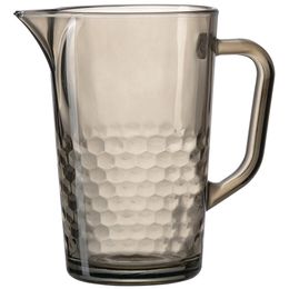 Ritzenhoff & Breker Wasserkrug RITZENHOFF & BREKER "Favo", braun, B:18cm H:18,5cm &Oslash;:12cm, Glas, Karaffen, Sp&uuml;lmaschinengeeignet, Fassungsverm&ouml;gen: 1,2 Liter