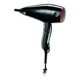 Starmix Hand-Haartrockner mit separatem Wandhalter in Kunststoff schwarz (020501)