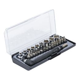 BGS Do it yourself Bit- und Steckschl&uuml;ssel-/Winkelschrauber-Satz Antrieb 6,3 mm 26-tlg. (20802)