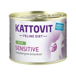 Kattovit Feline Diet Sensitive Pute Katzen-Nassfutter getreidefrei 12x85g