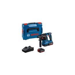 Bosch Akku-Bohrhammer mit SDS plus GBH 18V-22, 2 x Akku GBA 18V 4.0Ah, L-BOXX (0611924002)