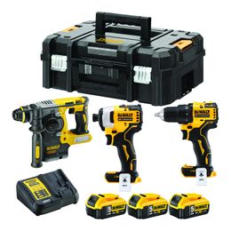 Dewalt Akku Kombopack 18 V / 5 Ah (3-tlg.) DCK377P3T-QW)