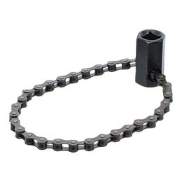 BGS Do it yourself Universal-&Ouml;lfilter-Kettenschl&uuml;ssel Antrieb Innenvierkant 12,5 mm &Oslash; 100 mm (1020)