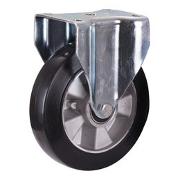 VARIOfit Bockrolle Elastikvollgummi 200 x 50 mm schwarz ; Cordes (bpg-200.006)