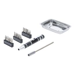 BGS Do it yourself Pr&auml;zisions-Schraubendreher-Bit-Satz mit Magnet-Haftschale 21-tlg. (20821)