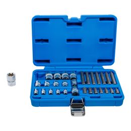 BGS-technic BGS Bit- und Steckschl&uuml;ssel-Satz E-Profil / T-Profil (f&uuml;r TX) 30 teilig ; BGS technic (5025)