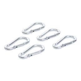 BGS Do it yourself Karabinerhaken-Sortiment 80 x 8 mm 5-tlg. (85792)