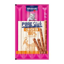 Vitakraft Pure Stick Huhn Katzensnacks ohne Zuckerzusatz 4x5g