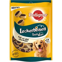 Pedigree Leckerbissen Mini-Happen mit K&auml;se und Rind Hundesnacks mit Vitaminen 140g