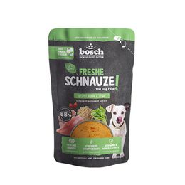 Bosch Freshe Schnauze Pute mit Quinoa & Spinat Hunde-Nassfutter ohne Weizen, Zucker oder Farbstoffe 8x250 g